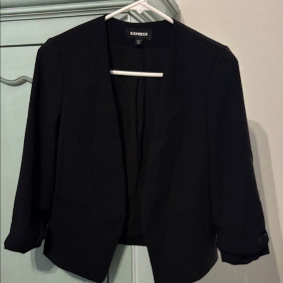 Express | Jackets & Coats | Express Womens Elegant Black Suit Jacket ...